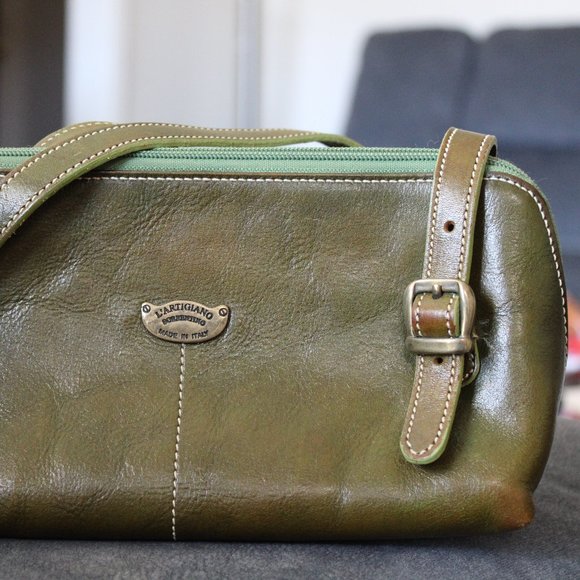 L'artigiano Sorrentino | Bags | Vintage Olive Green Purse | Poshmark